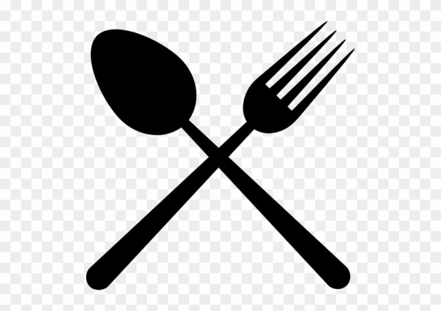 Free: Restaurant Clipart Spoon Fork Crossed - Spoon And Fork Logo Png ...