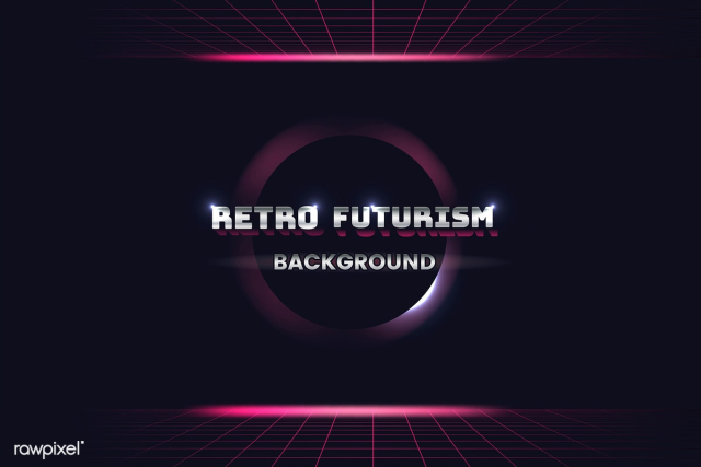 Free: Retro futurism sign | Free stock vector - 599462 - nohat.cc