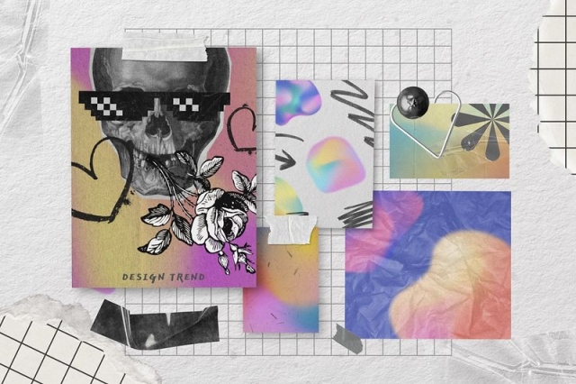 Free: Retro mood board mockup, flat | Free PSD Mockup - rawpixel - nohat.cc