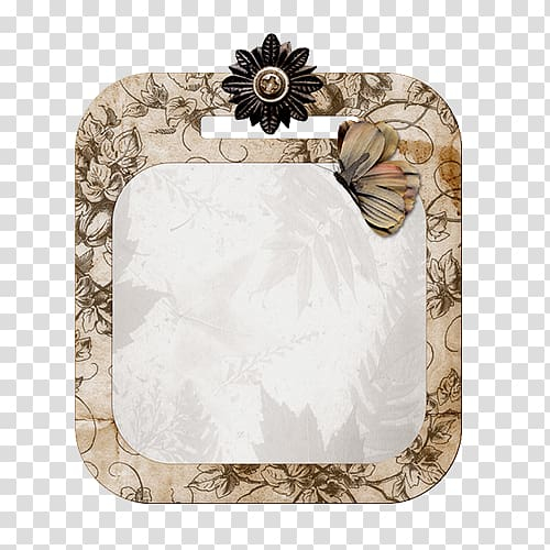 Free: Retro style, Vintage decorative frame transparent background PNG ...