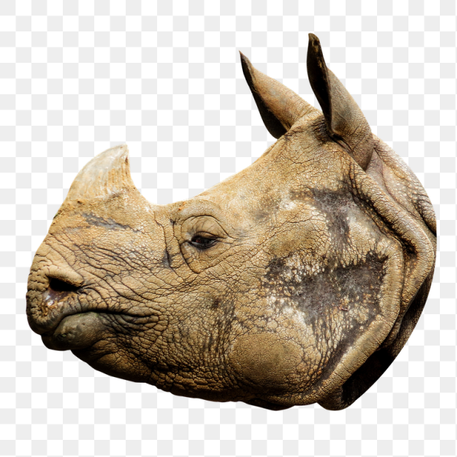 Free: Rhino head png sticker, transparent | Free PNG - rawpixel - nohat.cc