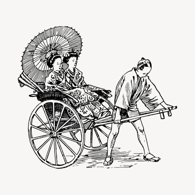 Free: Rickshaw clipart, vintage hand drawn | Free Vector - rawpixel ...