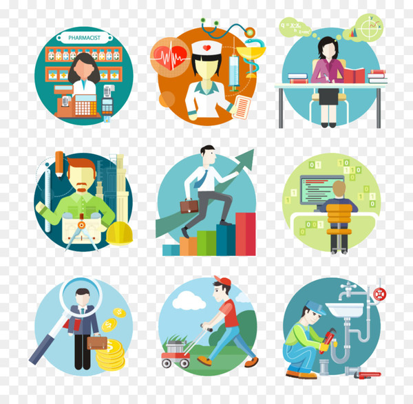 Free: Risk Labor Euclidean vector Employment - Doctors teachers ...