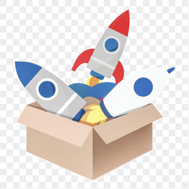 Free: Rocket box png sticker, transparent | Free PNG - rawpixel - nohat.cc