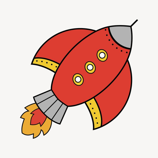 Free: Rocket doodle sticker, space travel | Free Vector - rawpixel ...