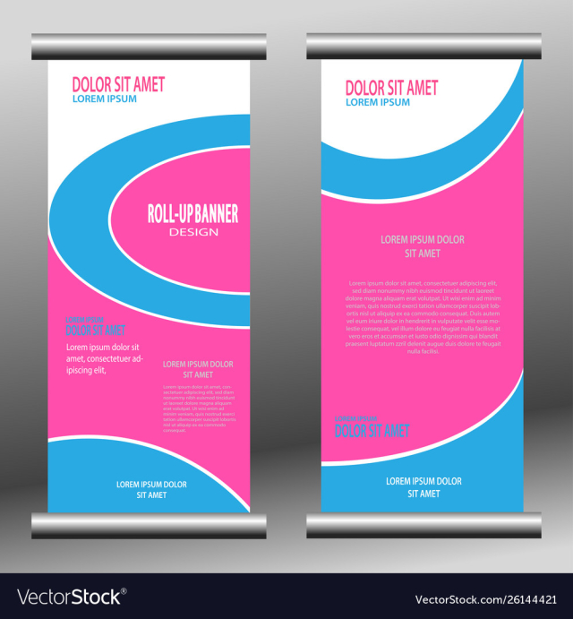 Free: Roll up banner vector image - nohat.cc