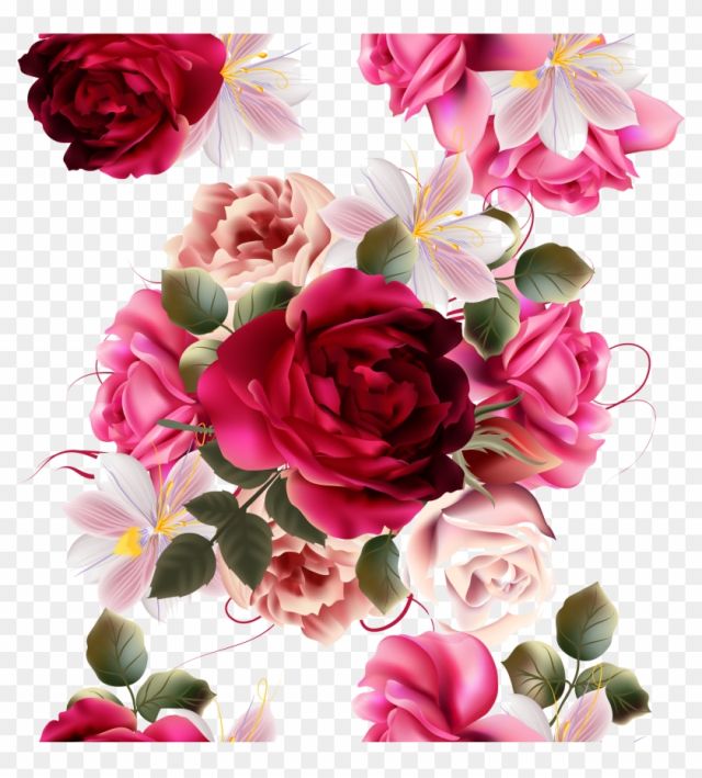Free: Rose Flower Photography - Beautiful Victorian Roses Throw Blanket ...