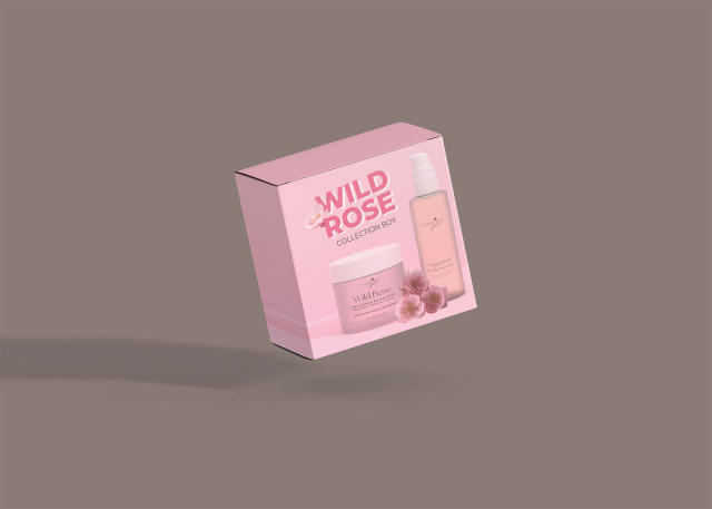 Free: Rose Packaging Box Mockup - nohat.cc