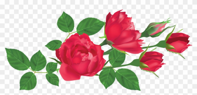 Free: Rose Royalty-free Clip Art - Rose Leaves Clip Art - nohat.cc