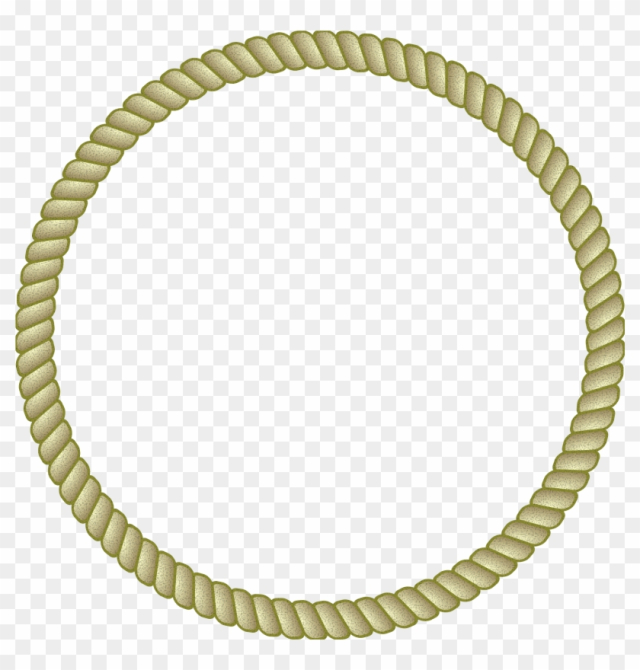 Free: Round Rope Border 86dyt4 Clipart - Round Rope Vector Png - nohat.cc