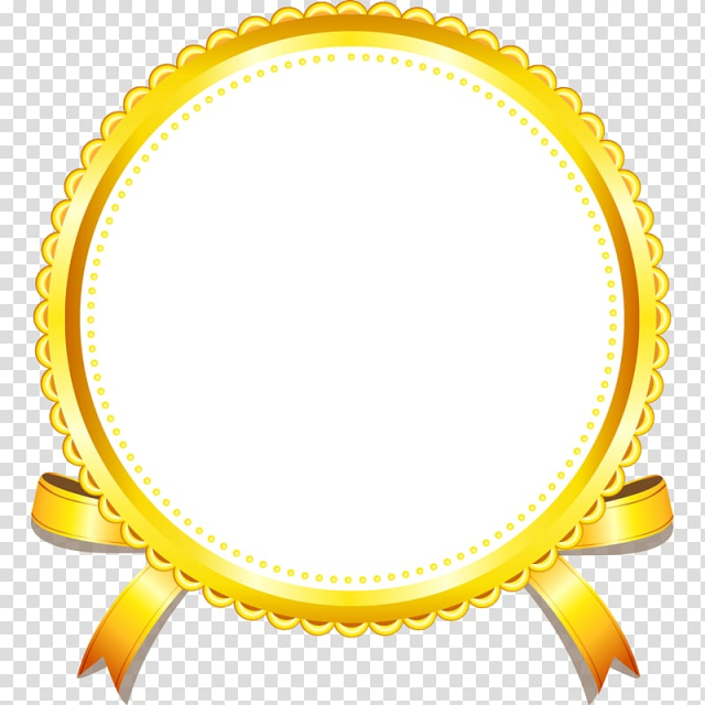 Gold Ribbon Border Clip Art