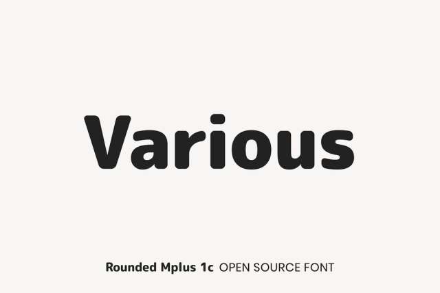 Free: Rounded Mplus 1c open source | Free Font Add-on - rawpixel - nohat.cc