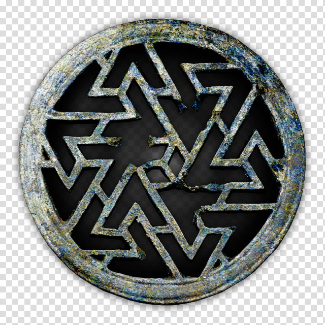 Free: RPG Map Elements , round black and green abstract illustration ...