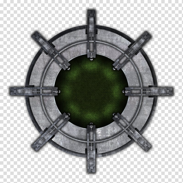 Free: RPG Map Elements , round gray LED frame transparent background ...
