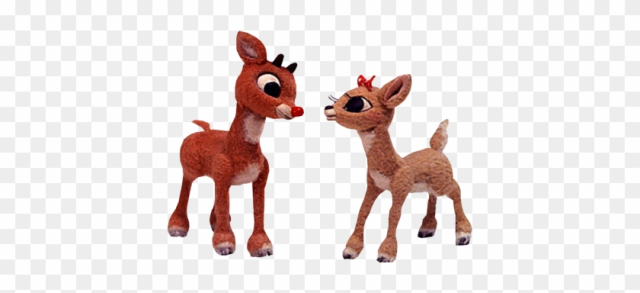Free: Rudolph & Clarice Psd - Rudolph The Red Nosed Reindeer Png - nohat.cc