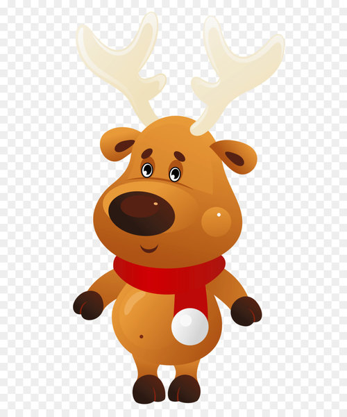 Free: Rudolph Christmas Santa Claus Clip art - Cute Christmas Reindeer ...