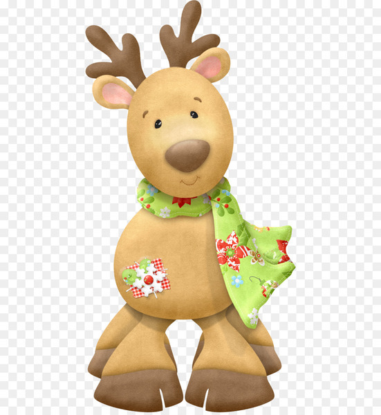 Free: Rudolph Reindeer Santa Claus Christmas Clip art - reindeer - nohat.cc