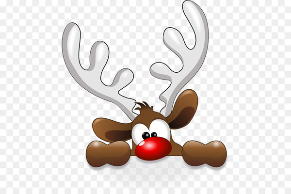 Free: Rudolph Reindeer Santa Claus Clip art - Reindeer Cliparts - nohat.cc