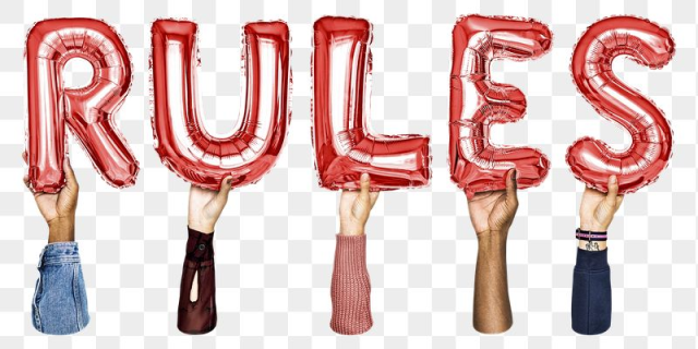 Free: Rules word png, letter foil | Free PNG - rawpixel - nohat.cc