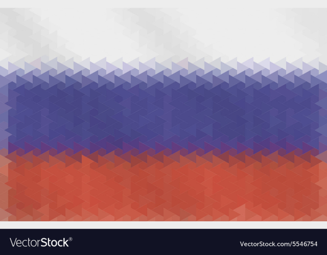 Free: Russian flag of geometric shapes vector image - nohat.cc
