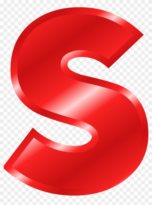 Free: S Alphabet Letters Clipart - Alphabet Letters In Red - nohat.cc
