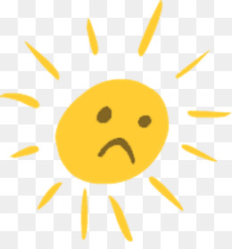 Free: Sad Sun PNG and Sad Sun Transparent Clipart Free Download. - nohat.cc