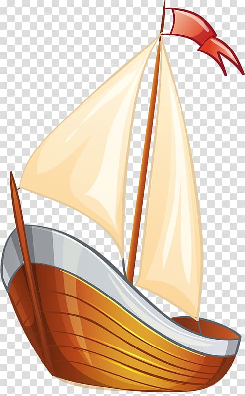 Free: Sailing ship Cartoon , White boat transparent background PNG ...