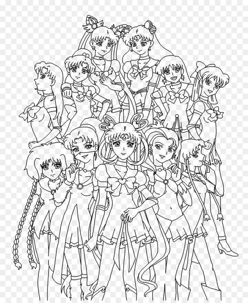 Free: Sailor Venus List of Sailor Moon episodes Line art Drawing ...