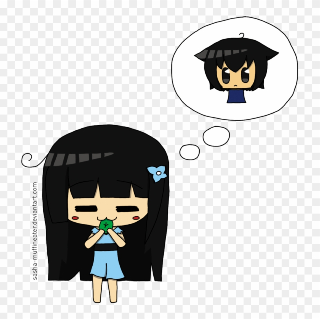 Free: [sankarea] Rea Eating A Leaf Of Hydrangea By Sasha-muffineater ...