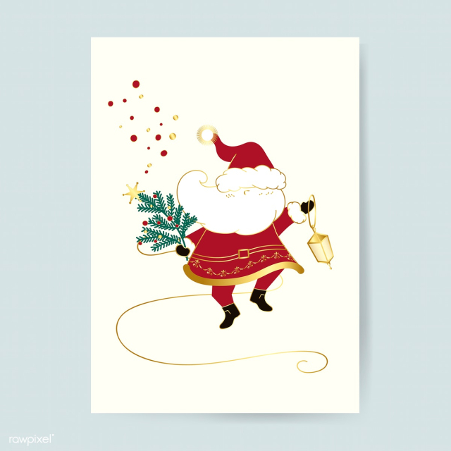 Free: Santa Claus Christmas card vector | Free stock vector - 503518 ...