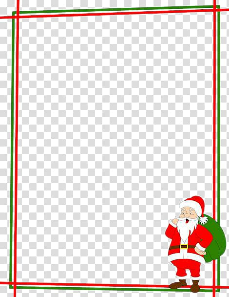 Free: Santa Claus Christmas , Santa Claus decorative frame transparent ...