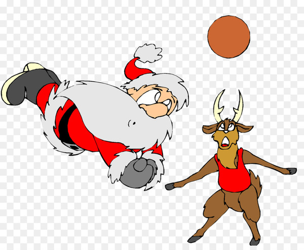 Free: Santa Claus Volleyball Christmas Day Sports Gift - artsy - nohat.cc