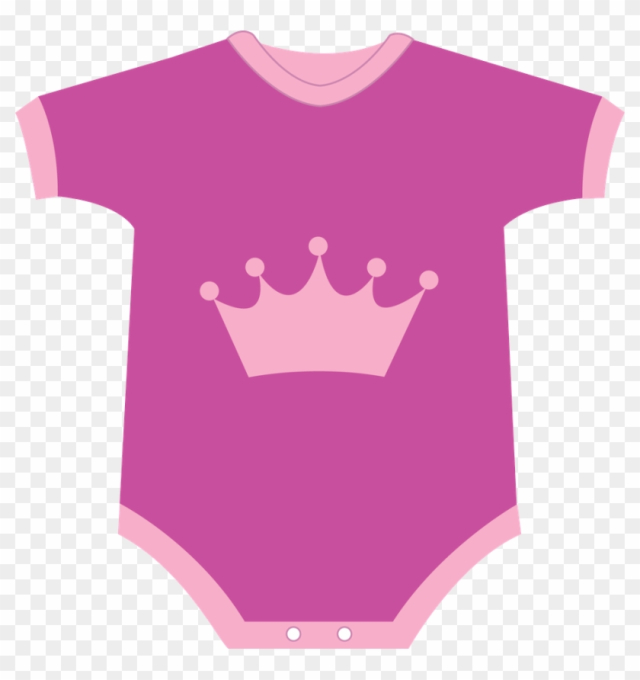 Free: Say Hello - Pink Baby Onesie Clipart - nohat.cc