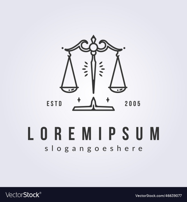 Free: scales of justice line art design - nohat.cc