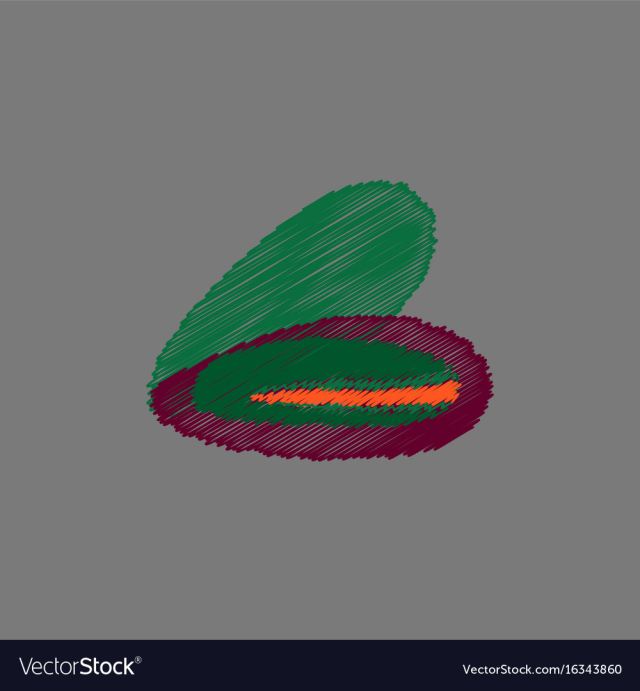 Free: Scallop sea shell sketch style in hatching style vector image ...