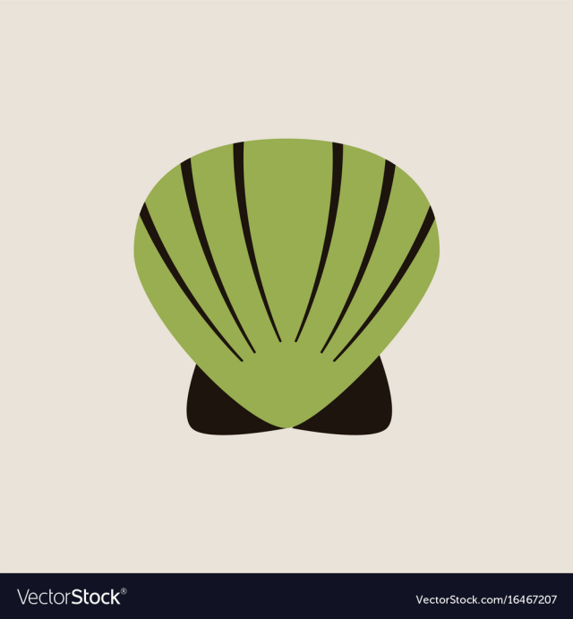 Free: Scallop sea shell sketch style realistic vector image - nohat.cc