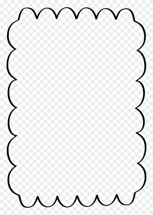 Free: Scalloped - Scalloped Border Clip Art - nohat.cc