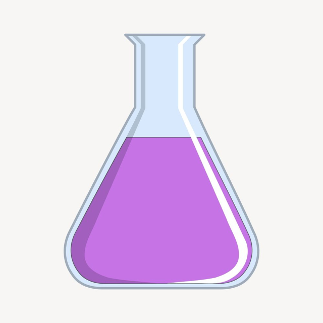 Free: Science flask clipart, illustration vector. | Free Vector ...