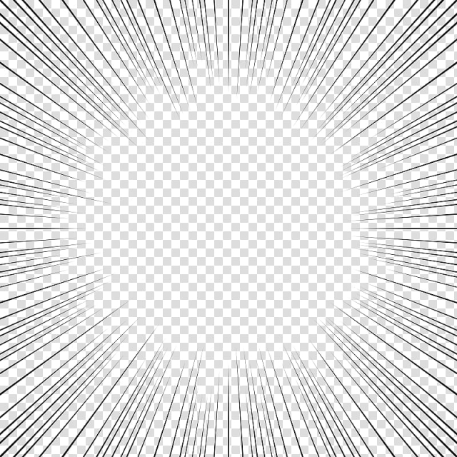 Free: Screentones action lines , black and white abstract painting ...