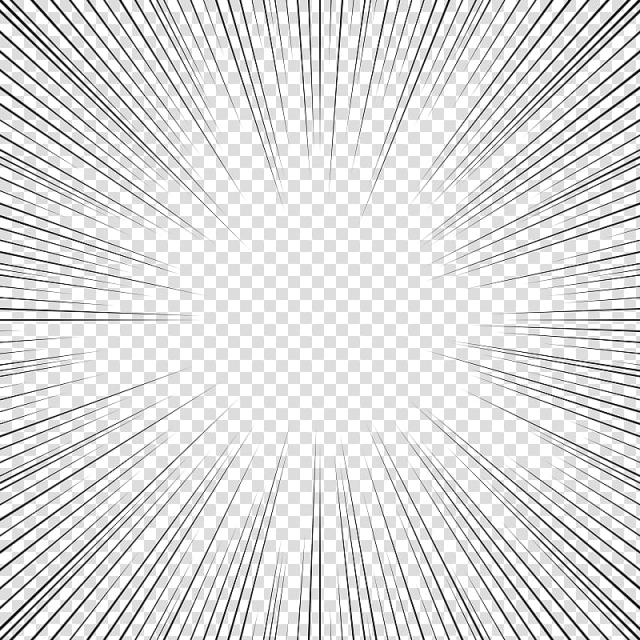 Free: Screentones action lines , black lines transparent background PNG ...