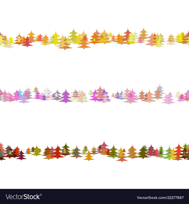 Free: Seamless random pine tree pattern paragraph vector image - nohat.cc