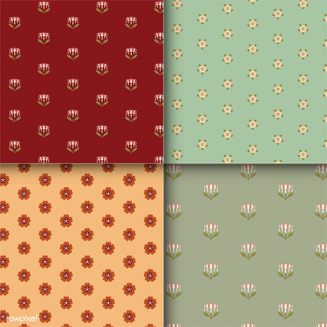 Free: Set of 4 vintage patterns inspired by The Gra.. | Free stock ...