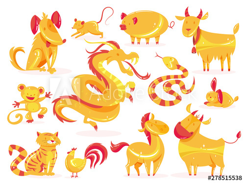 Free: Set of golden animal - nohat.cc