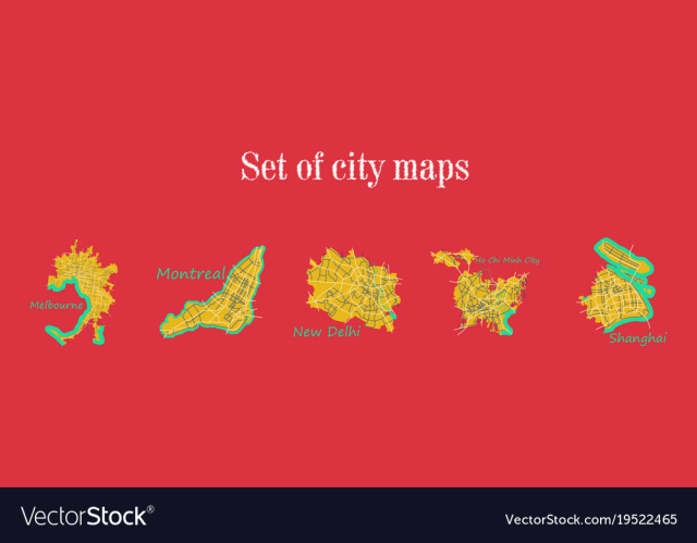 Free: Set of landscape elements city top view road port vector image ...