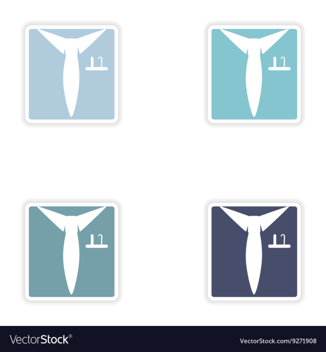 Free: Set of paper stickers on white background shirt vector image ...