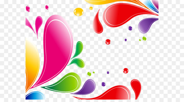 Free: Shape Drop Color Euclidean vector - Colorful water drops ...