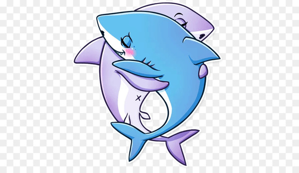 Free: Shark Telegram Sticker Clip art Fish - shark - nohat.cc