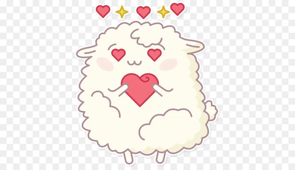 Free: Sheep Telegram Sticker WhatsApp Clip art - sheep - nohat.cc