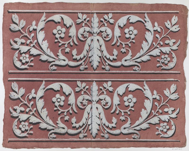 Free: Sheet with two borders with rinceau | Free Photo - rawpixel ...