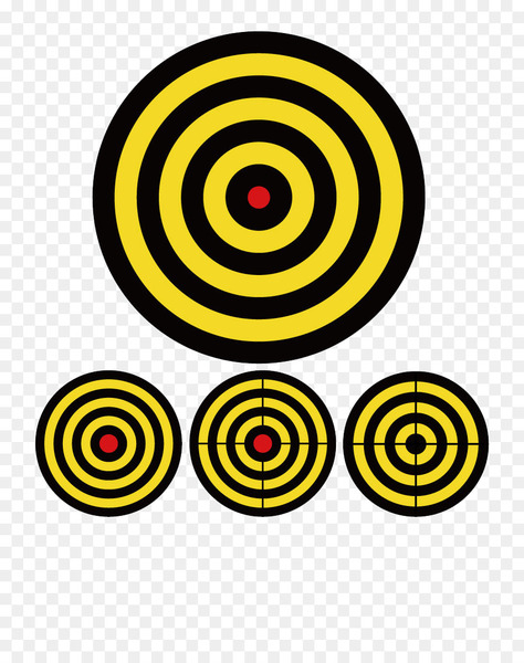 Free: Shooting target Bullseye Target market - Cartoon gun target ...